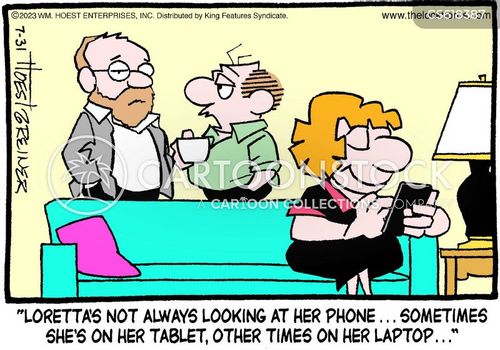 Tech Overload Cartoons and Comics - funny pictures from CartoonStock