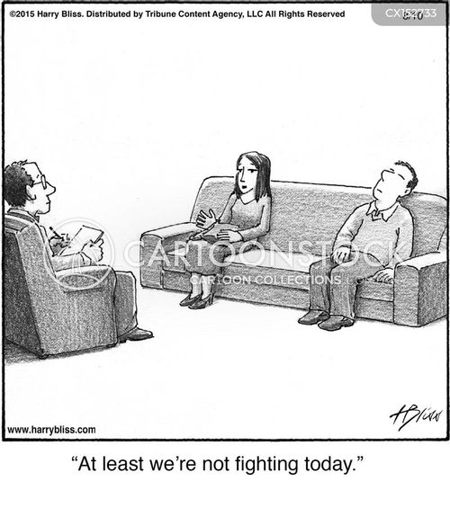 Not Fighting Cartoons and Comics - funny pictures from CartoonStock