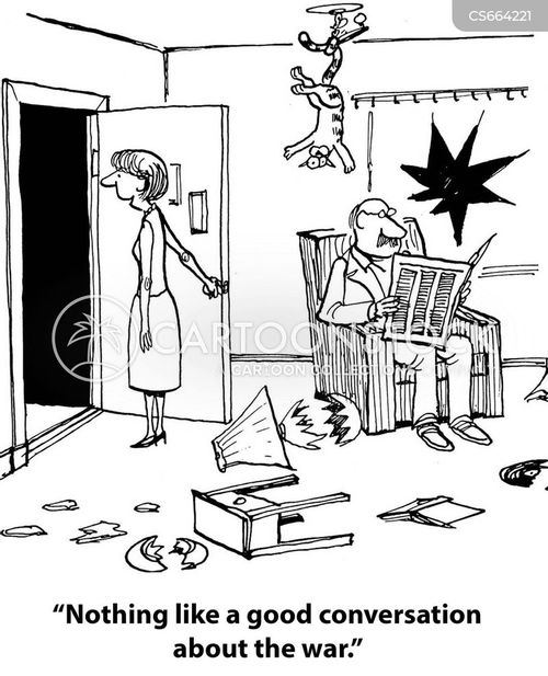 Post-argument Aftermath Cartoons and Comics - funny pictures from ...