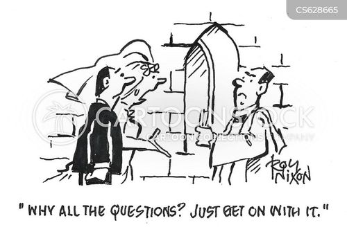 Altar Anxiety Cartoons and Comics - funny pictures from CartoonStock