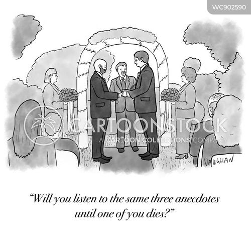 Wedding Love Story Cartoons and Comics - funny pictures from CartoonStock