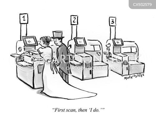 Self-checkout Wedding Cartoons and Comics - funny pictures from ...