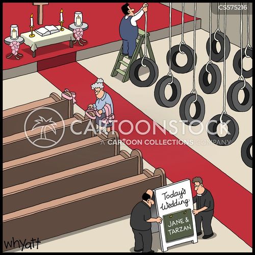 Tarzan's Wedding Cartoons and Comics - funny pictures from CartoonStock