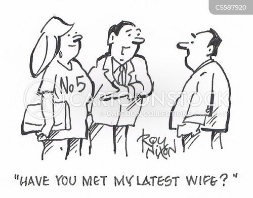 Multiple Marriages Cartoons and Comics - funny pictures from CartoonStock