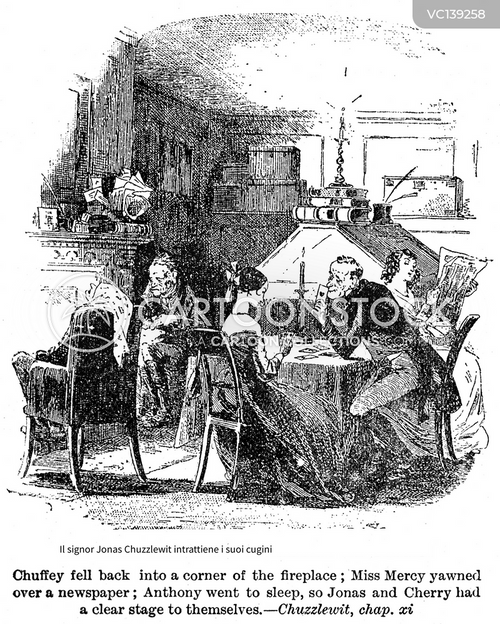 Cartoons und Karikaturen mit Anthony Chuzzlewit