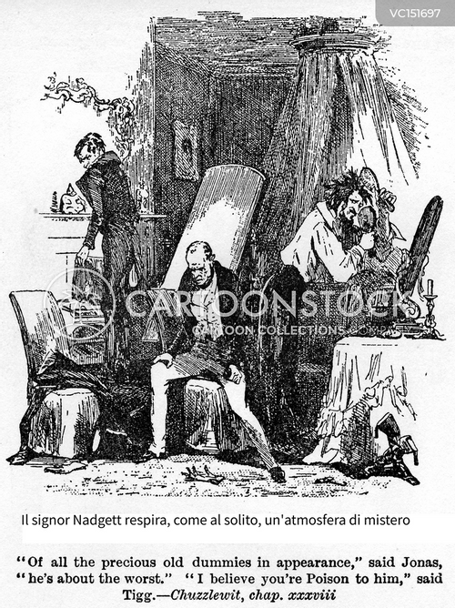 Cartoons und Karikaturen mit Jonas Chuzzlewit