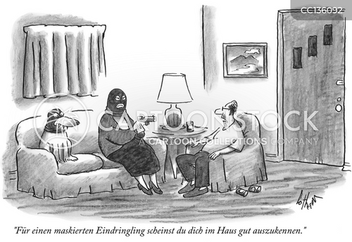 Cartoons und Karikaturen mit Krimineller Verstand