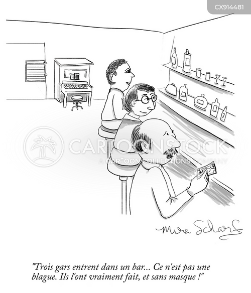 Dessins humoristique et caricaturés avec Couverture Du Visage