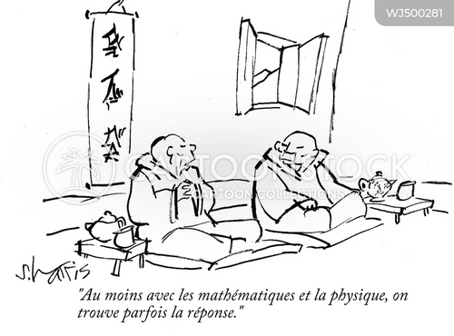 Dessins humoristique et caricaturés avec Mathématiques Appliquées