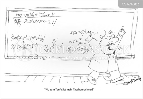 Cartoons und Karikaturen mit Berechnung