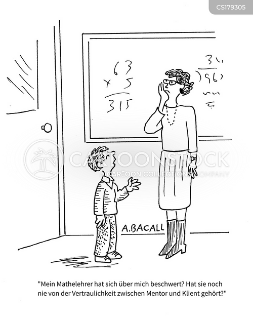 Cartoons und Karikaturen mit Mathe-nachhilfe