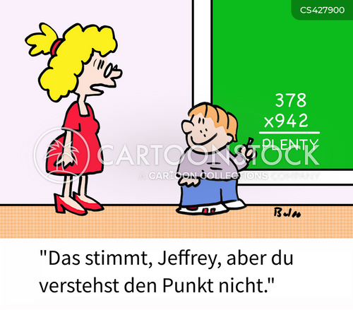Cartoons und Karikaturen mit Fehlen Im Unterricht