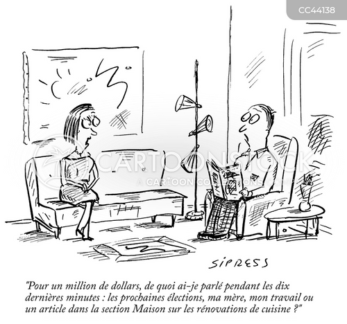 Dessins humoristique et caricaturés avec Dollars Américains