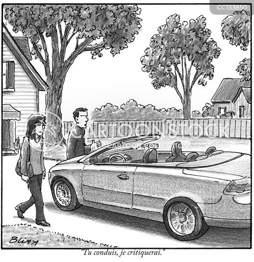 Dessins humoristique et caricaturés avec Conduite Féminine