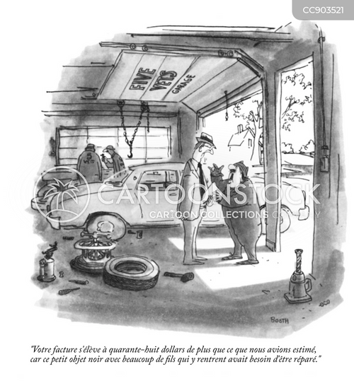 Dessins humoristique et caricaturés avec Explosion De Moteur