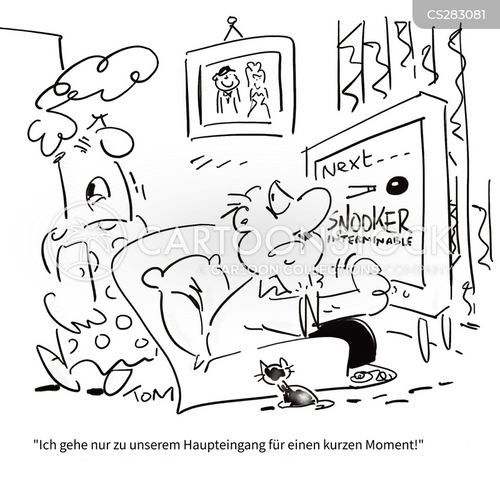 Cartoons und Karikaturen mit Meckern