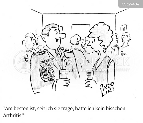 Cartoons und Karikaturen mit Kupferarmband