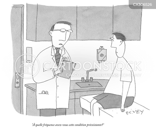 Dessins humoristique et caricaturés avec Condition Médicale Grave