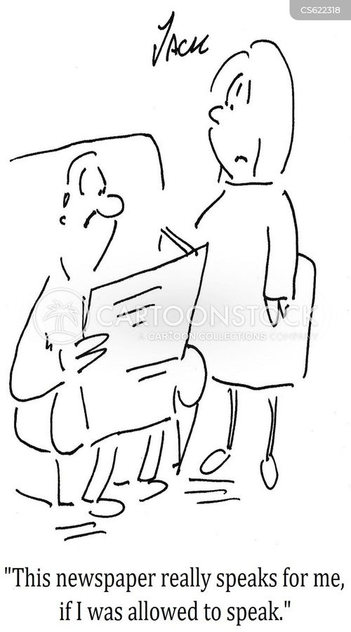 Restricted Speech Cartoons and Comics - funny pictures from CartoonStock