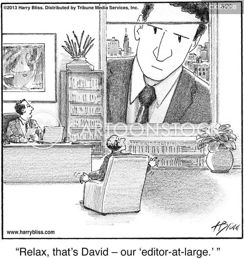 Giant Editor Cartoons and Comics - funny pictures from CartoonStock