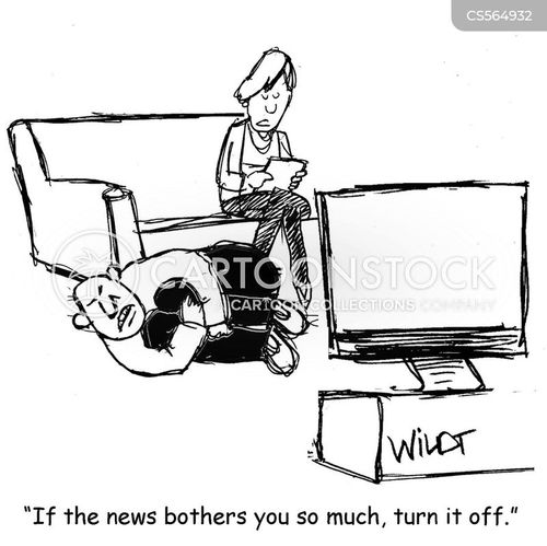 News Stream Cartoons and Comics - funny pictures from CartoonStock
