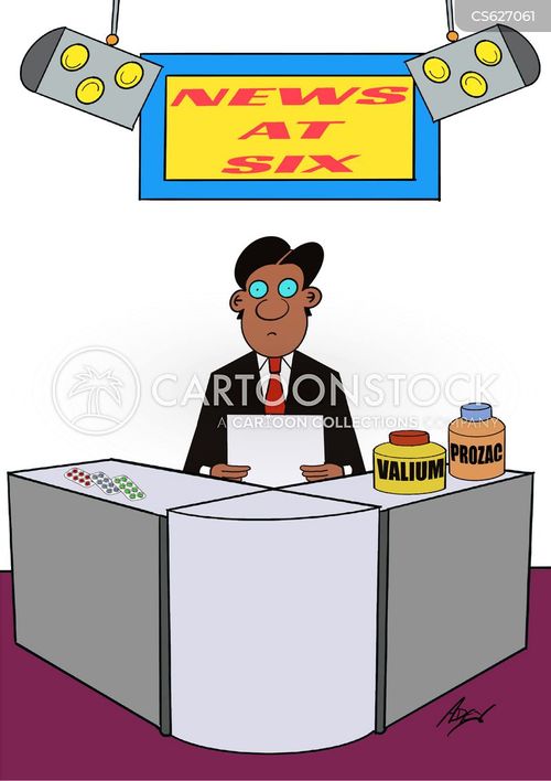 News Anxiety Cartoons and Comics - funny pictures from CartoonStock