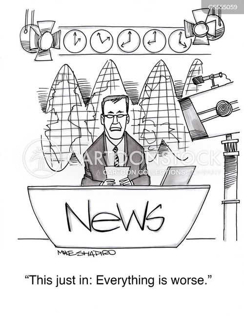 News Channels Cartoons and Comics - funny pictures from CartoonStock