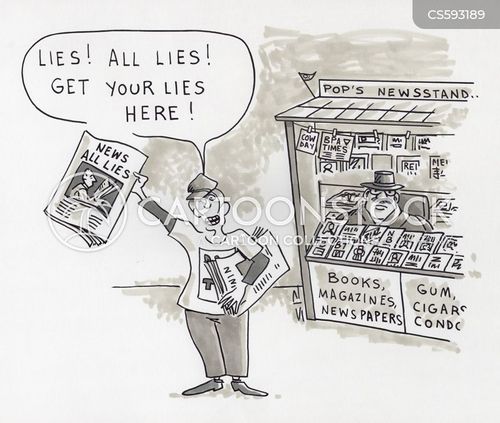 Fake Newspaper Cartoons and Comics - funny pictures from CartoonStock