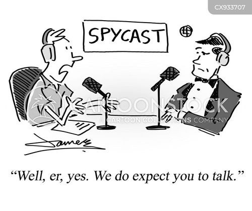 Spycast Cartoons and Comics - funny pictures from CartoonStock
