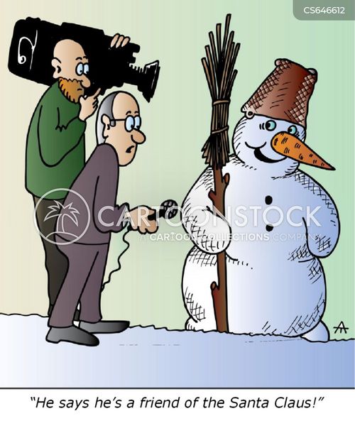 Talking Snowman Cartoons and Comics - funny pictures from CartoonStock