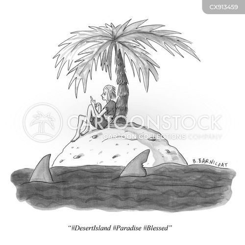 Island Paradise Cartoons and Comics - funny pictures from CartoonStock