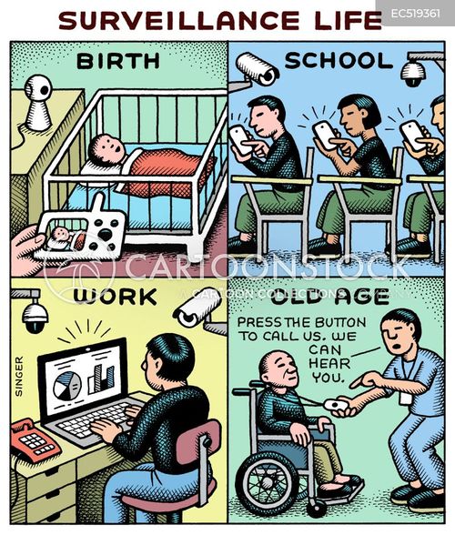 Watchful Cartoons and Comics - funny pictures from CartoonStock