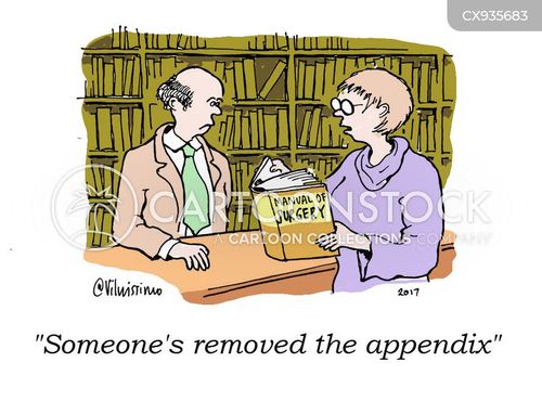 Appendix Cartoons and Comics - funny pictures from CartoonStock