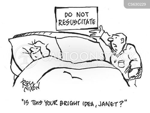 Do Not Resuscitate Cartoons and Comics - funny pictures from CartoonStock