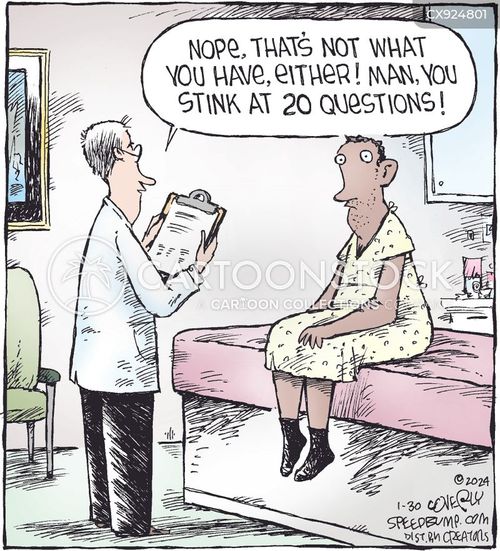 20 Questions Cartoons and Comics - funny pictures from CartoonStock