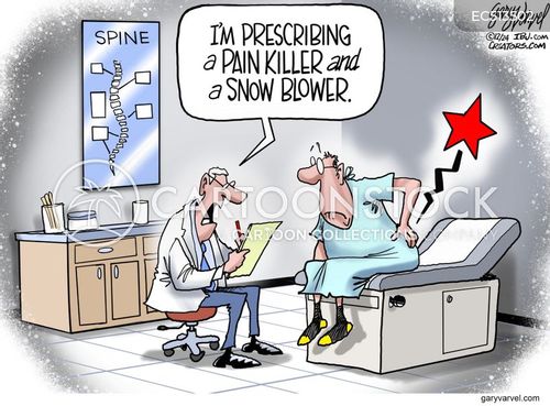 Spinal Discomfort Cartoons and Comics - funny pictures from CartoonStock