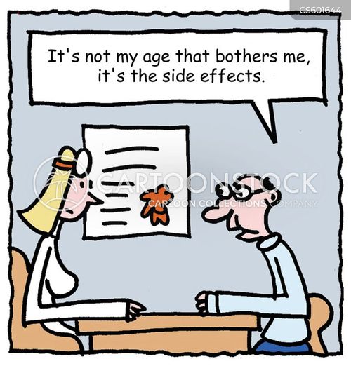 Funny Medical Cartoon Pictures Elderly Senior Medical Cartoon Stock