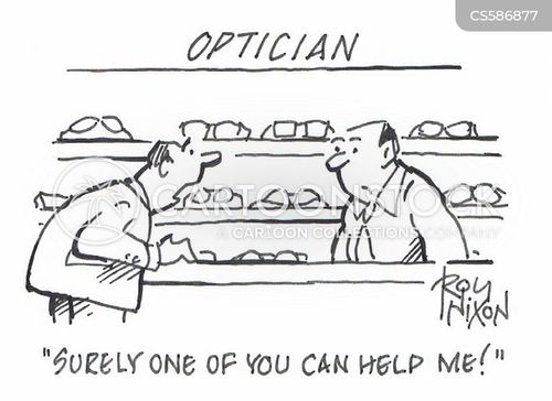 Visual Imapirments Cartoons and Comics - funny pictures from CartoonStock