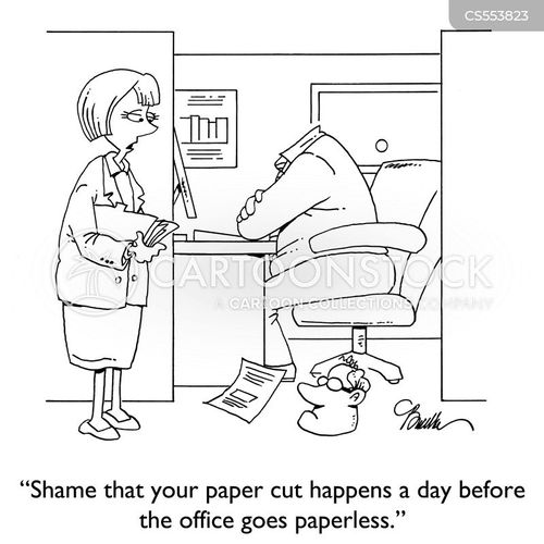 Papercuts Cartoons and Comics - funny pictures from CartoonStock