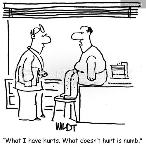 Hurt Cartoons and Comics - funny pictures from CartoonStock