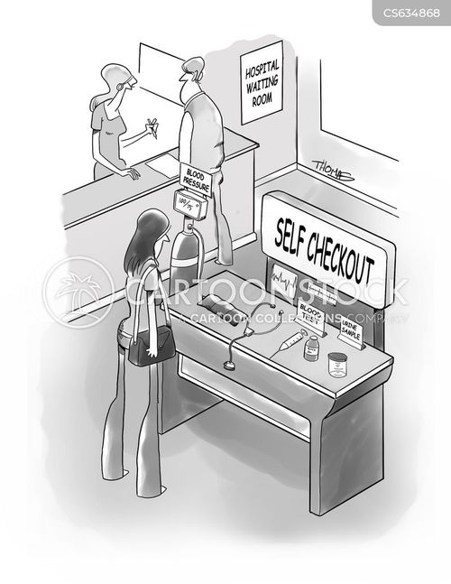 Self-serve Checkout Cartoons and Comics - funny pictures from CartoonStock