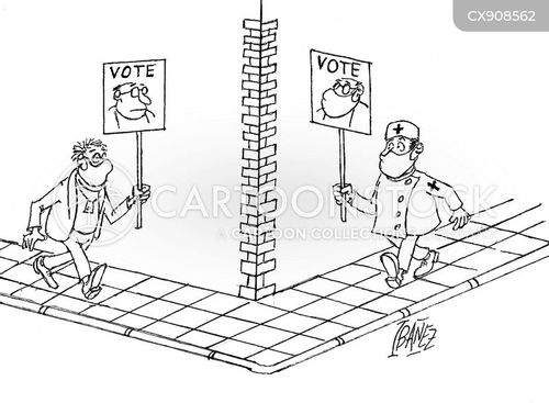 Voting Machines Cartoons and Comics - funny pictures from CartoonStock
