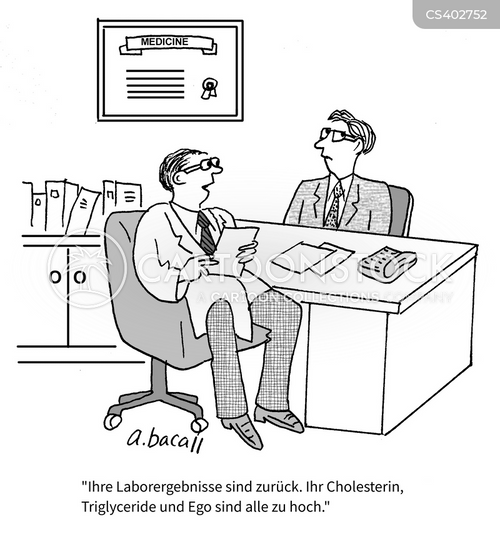 Cartoons und Karikaturen mit Triglyceride