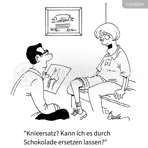 Cartoons und Karikaturen mit Orthopäde
