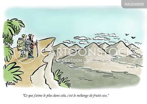 Dessins humoristique et caricaturés avec Randonneur