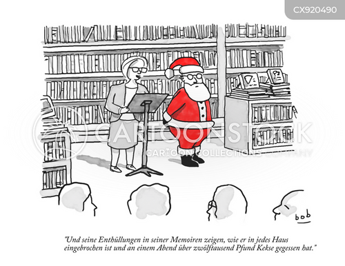 Cartoons und Karikaturen mit Promi-memoiren