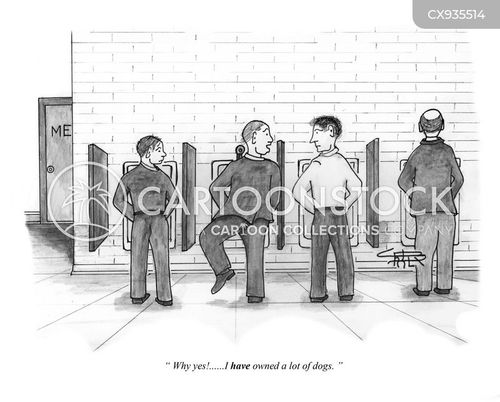 Restroom-urinal Cartoons and Comics - funny pictures from CartoonStock