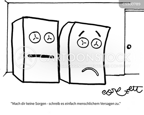Cartoons und Karikaturen mit Menschliche Fehler