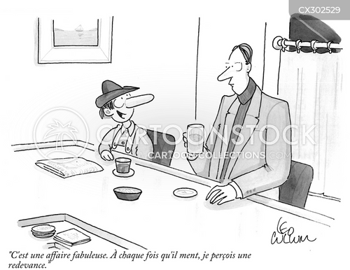 Dessins humoristique et caricaturés avec Redevance