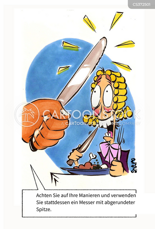 Cartoons und Karikaturen mit Manieren